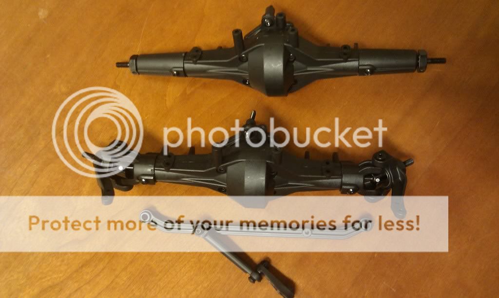 complete (f/r) axial axles! brand new never run or mounted ever! - R/C ...